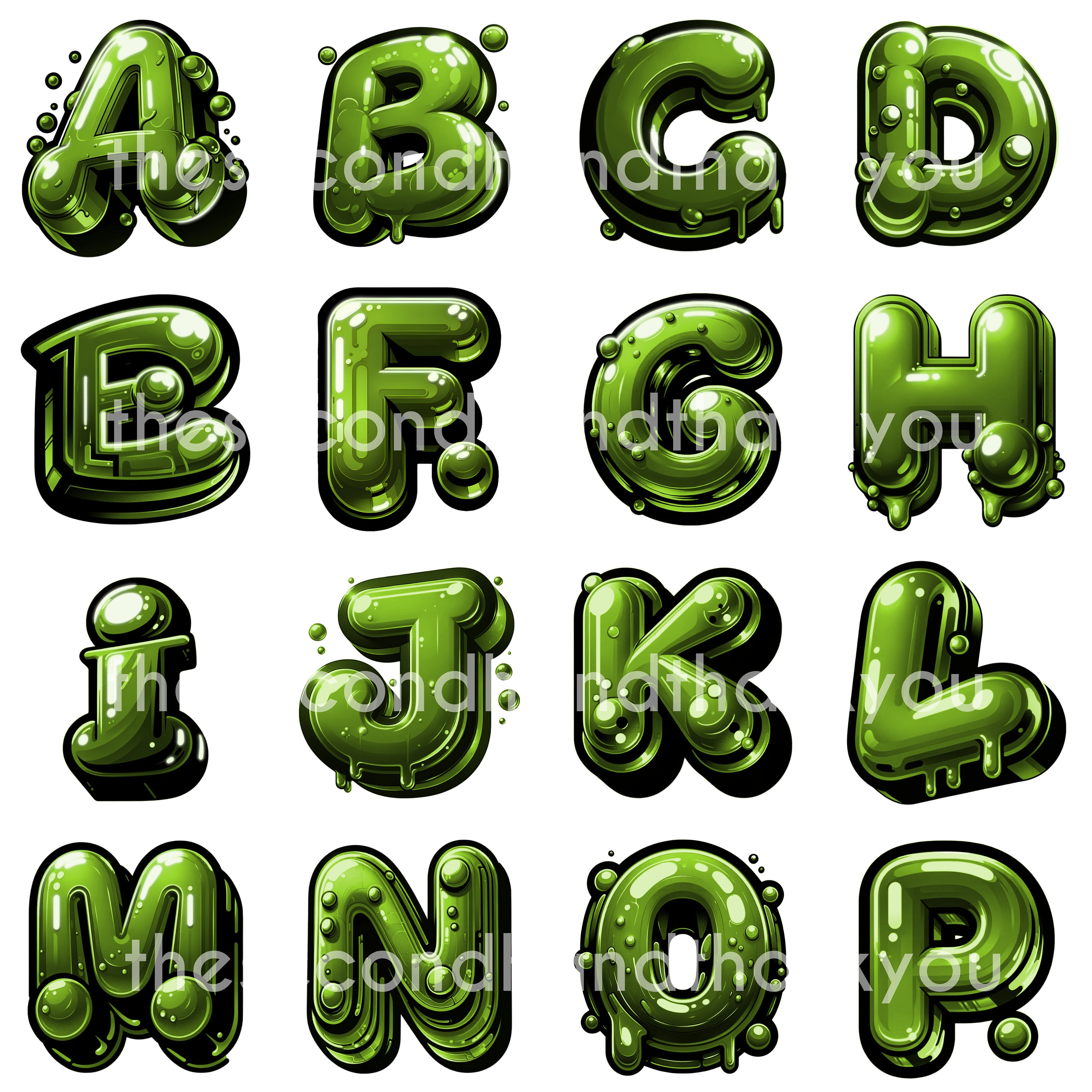 Graffiti Font, Doodle Font, 3D Alphabet Bundle, Bubble Letters ...