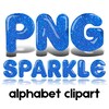 Disco Ball PNG 3D Alphabet Clip Art: Colorful Sparkly Clipart Letters ...