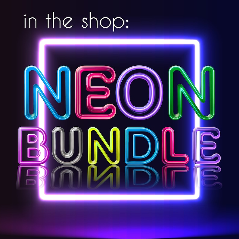 Neon Font PNG Lettering, Digital Green Glowing Letters, 3D Alpha Doodle ...