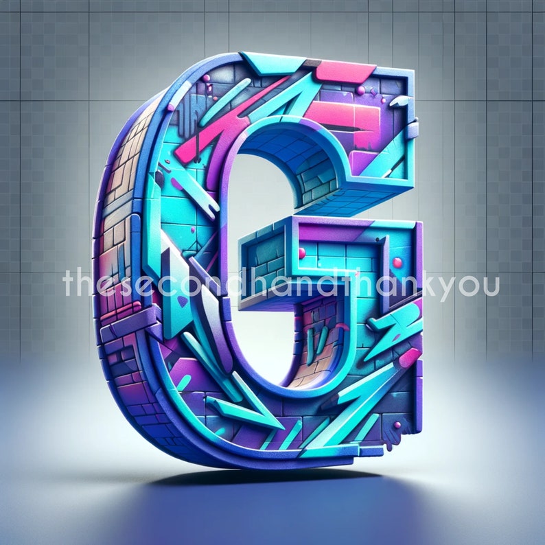 Doodle Letters, Doodle Font, Alphabet PNG, 3D Alphabet, Cyber Y2K Font ...