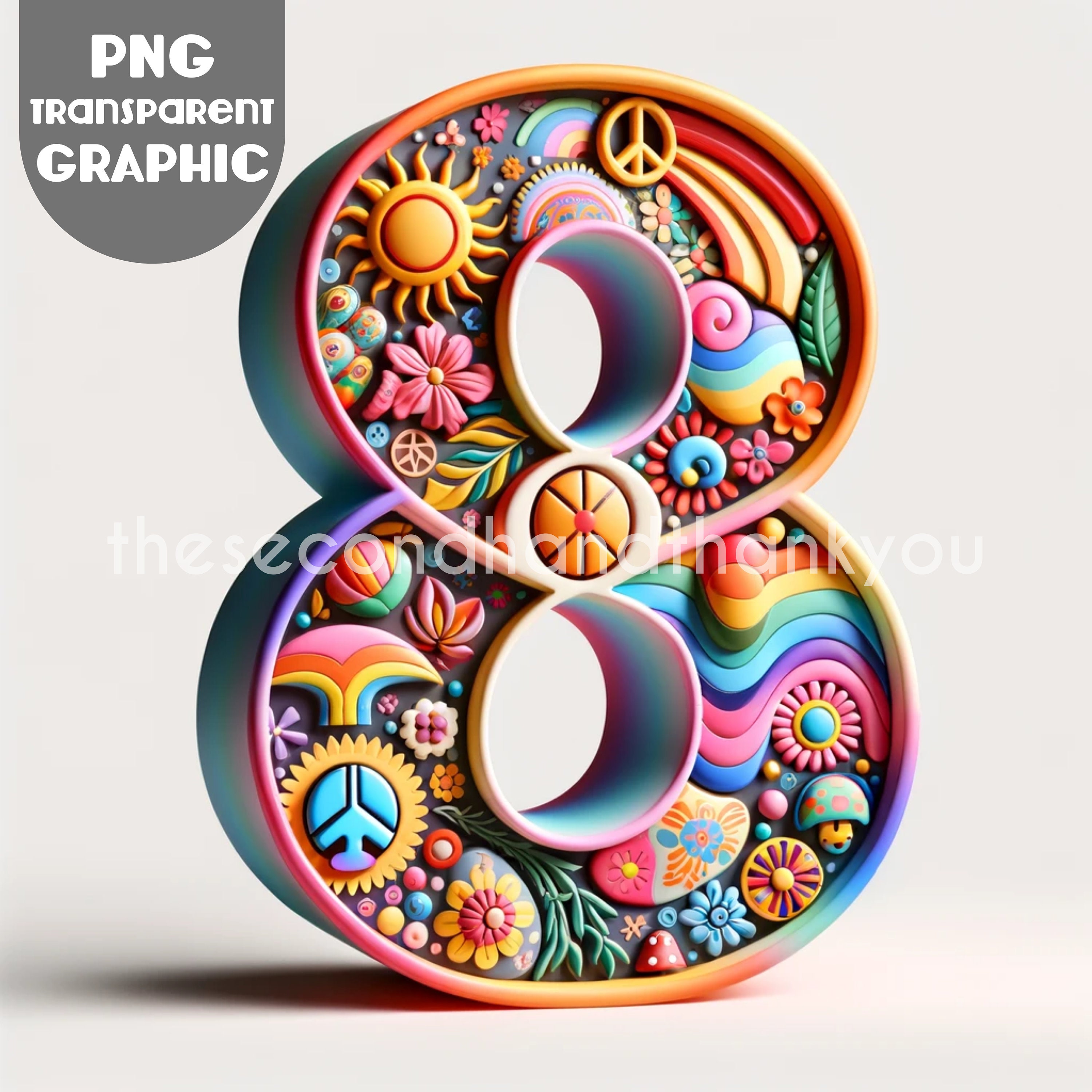 70s Retro Letters, Doodle Letters, 3D Letters, Retro Clipart, Alphabet ...