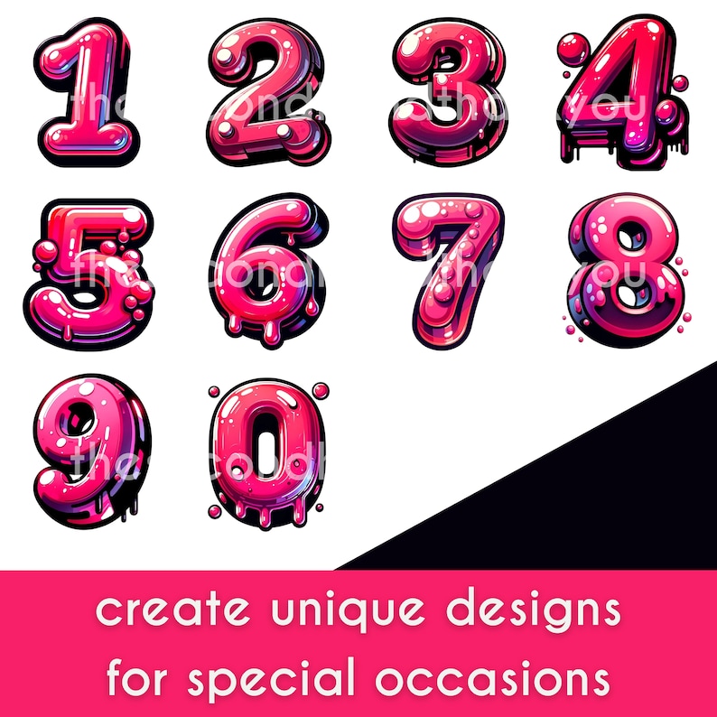 Graffiti Font Bundle 3D PNG Alphabet, Bubble Letters, Doodle Font ...