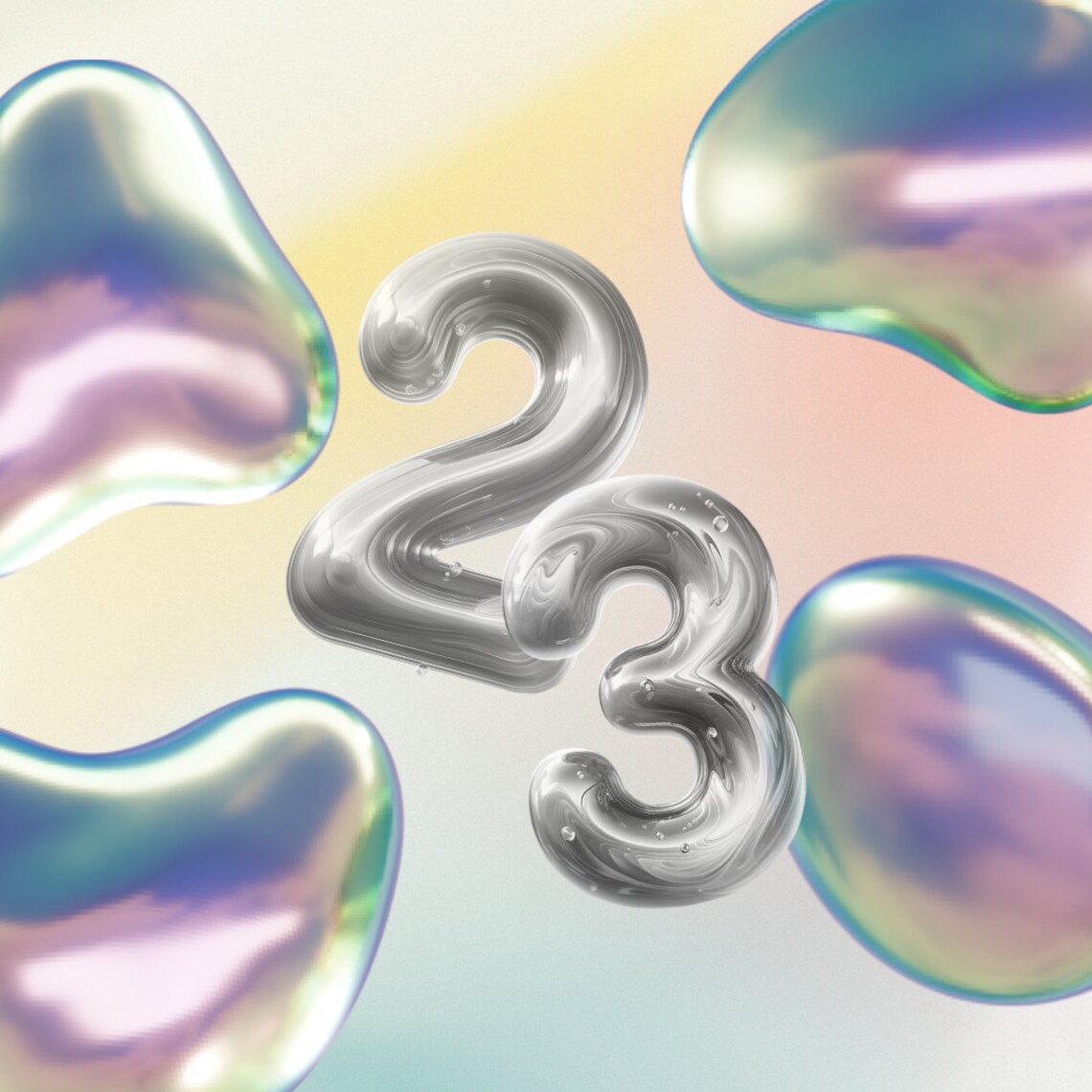 Liquid Font Bubble PNG Letters: Cool 2000s Y2K Millennial Trippy Chrome ...