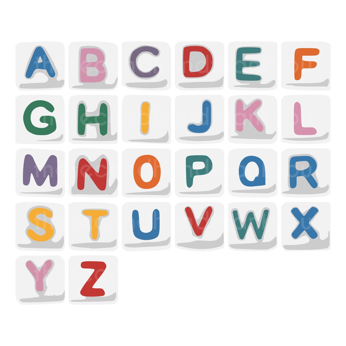 Friendship Bracelet SVG, Friendship Bracelet Clipart, Alphabet PNG ...