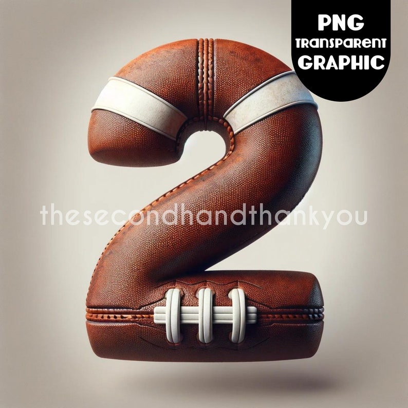 Football Alphabet, Football Clipart, Football PNG, Football Font ...