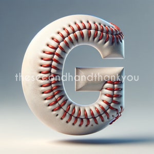 Baseball PNG, Doodle Letters, Doodle Font, 3D Letters, Alphabet PNG ...
