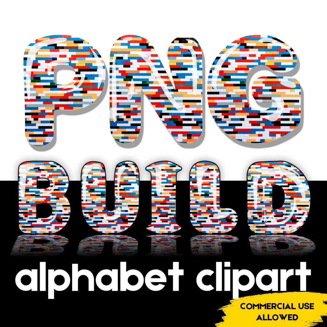 Building Block Alphabet PNG - Colorful 3D Letters Numbers Clipart ...