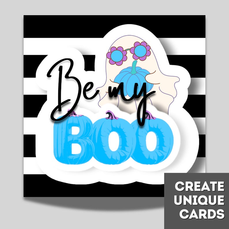 Blue Pumpkin Alpha Clipart Pastel Halloween PNG Font for Party Invites ...