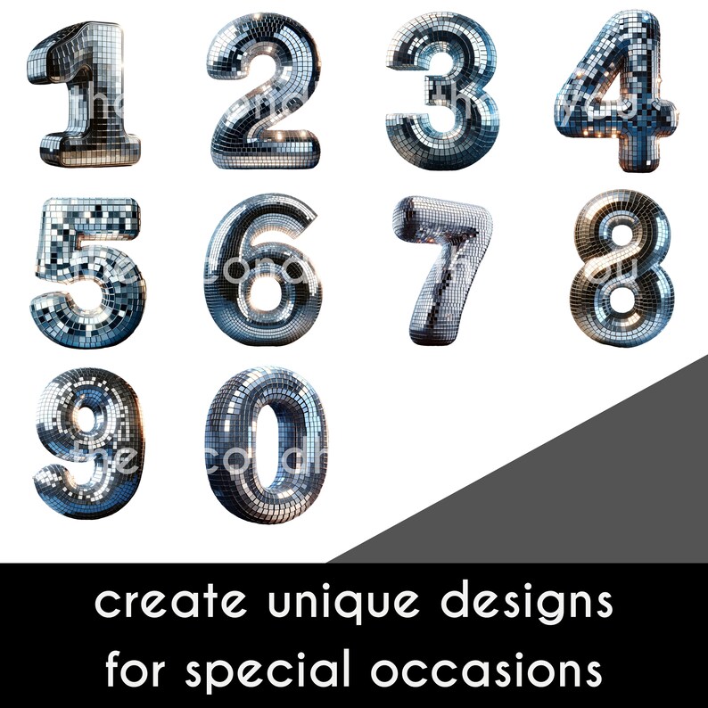 Disco Ball PNG, 3D Alphabet, Doodle Letters, Doodle Font, Silver Shiny ...