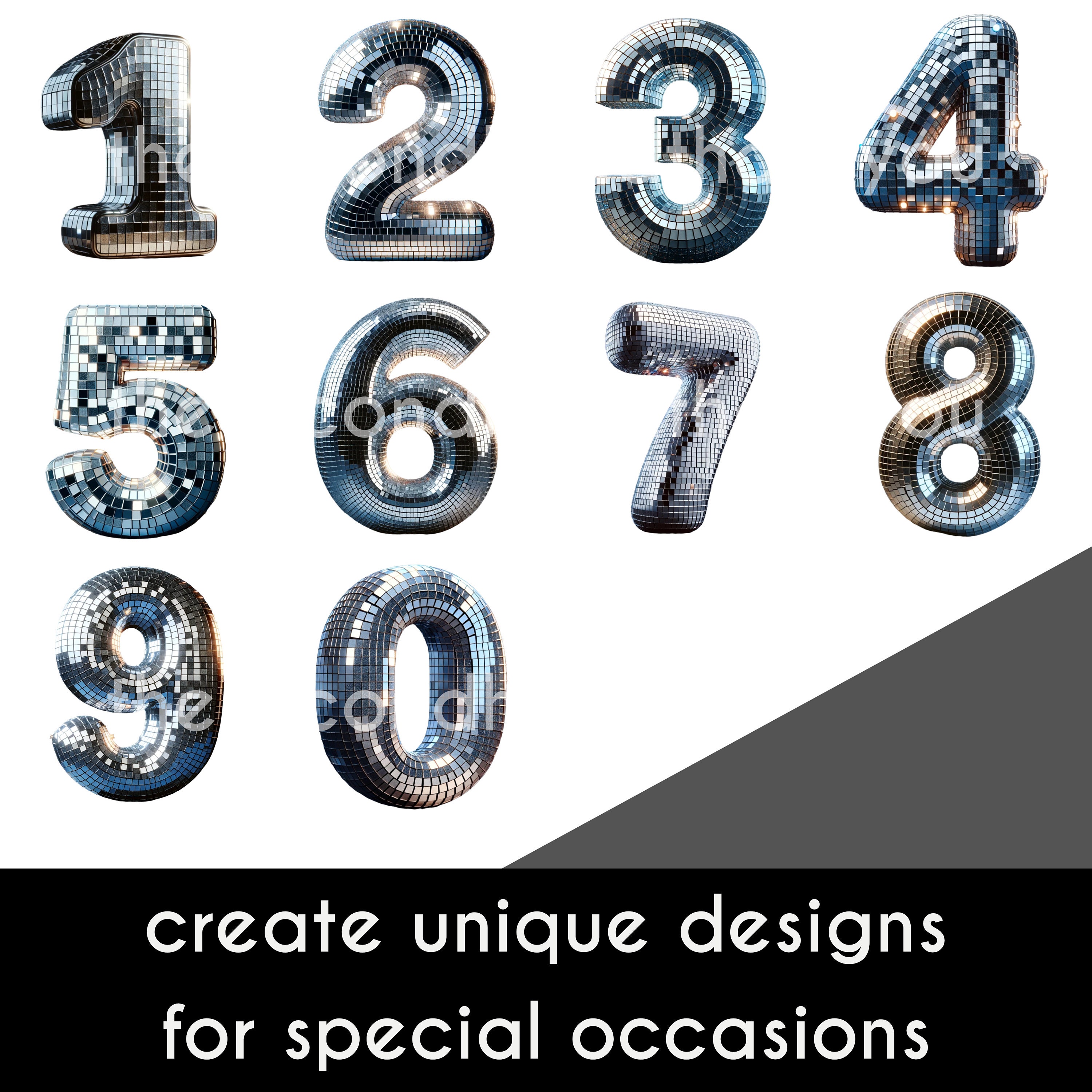 Disco Ball PNG, 3D Alphabet, Doodle Letters, Doodle Font, Silver Shiny ...