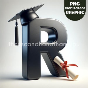 Graduation Font for Banners Announcement Party Decor, Graduate Clipart ...