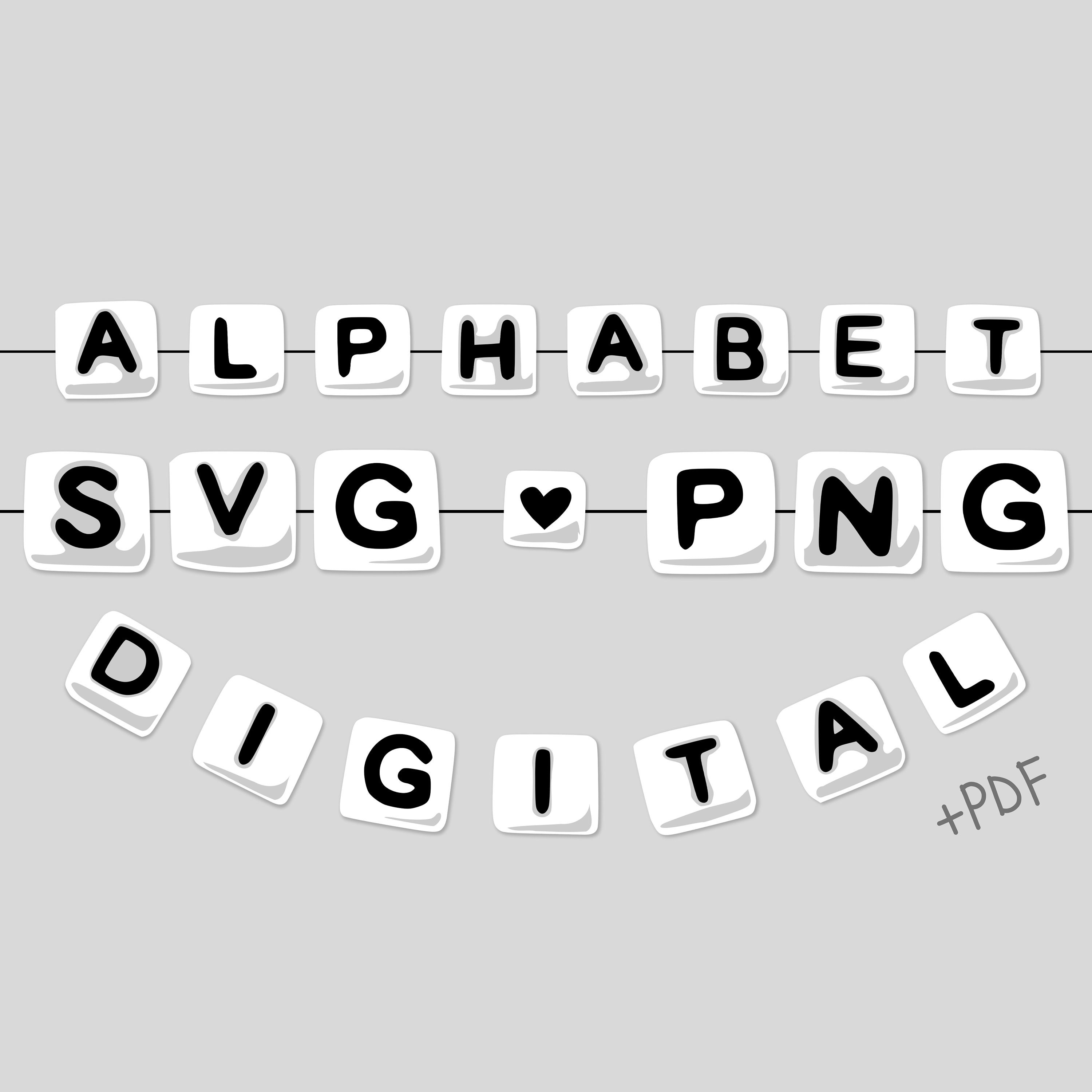 Friendship Bead Bracelet SVG, Alphabet Bead, Doodle Letters, Doodle ...