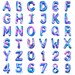 Liquid Font Bubble PNG Letters: Cool 2000s Y2K Millennial Trippy Chrome ...
