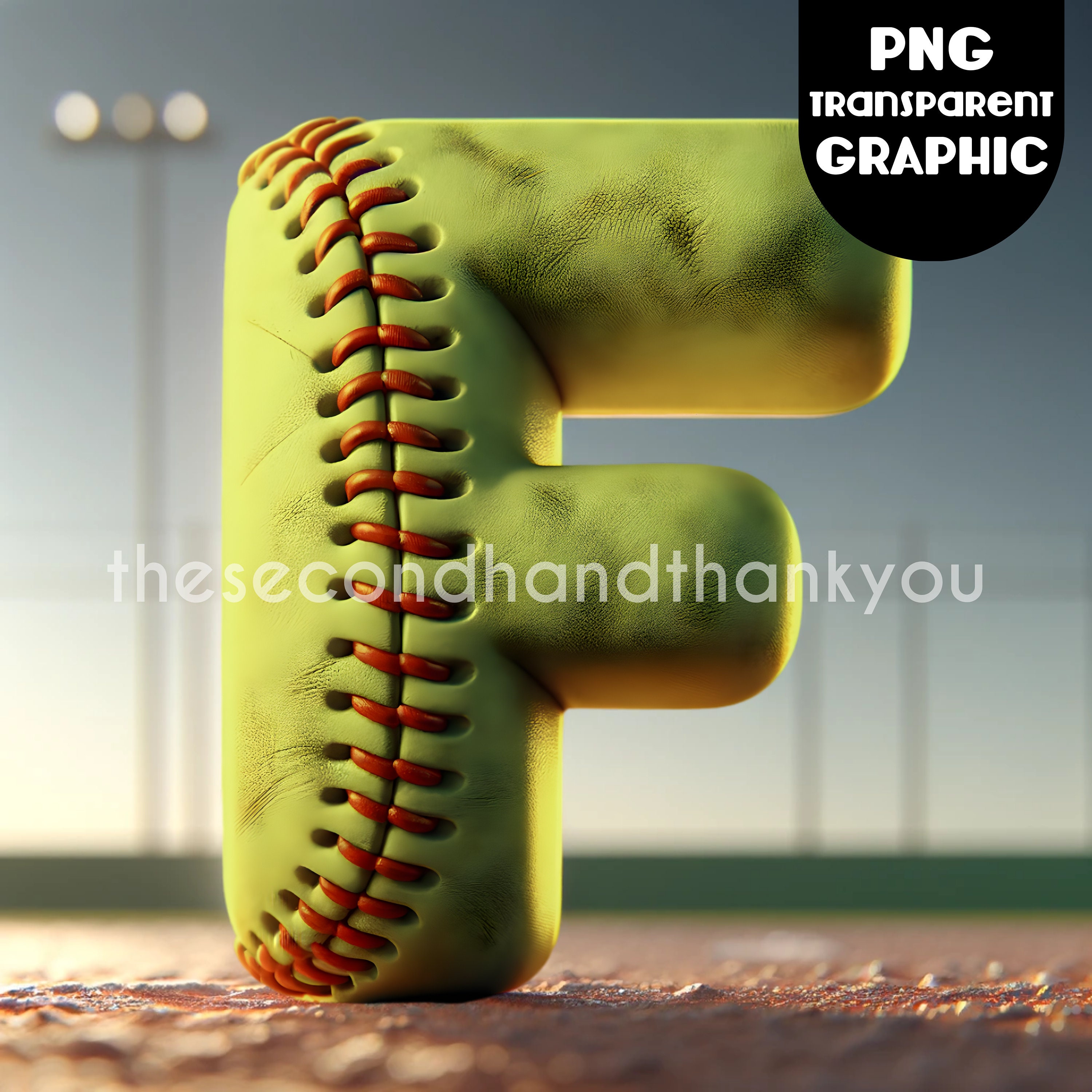 Softball PNG, Doodle Letters, Doodle Font, 3D Letters, Alphabet PNG ...