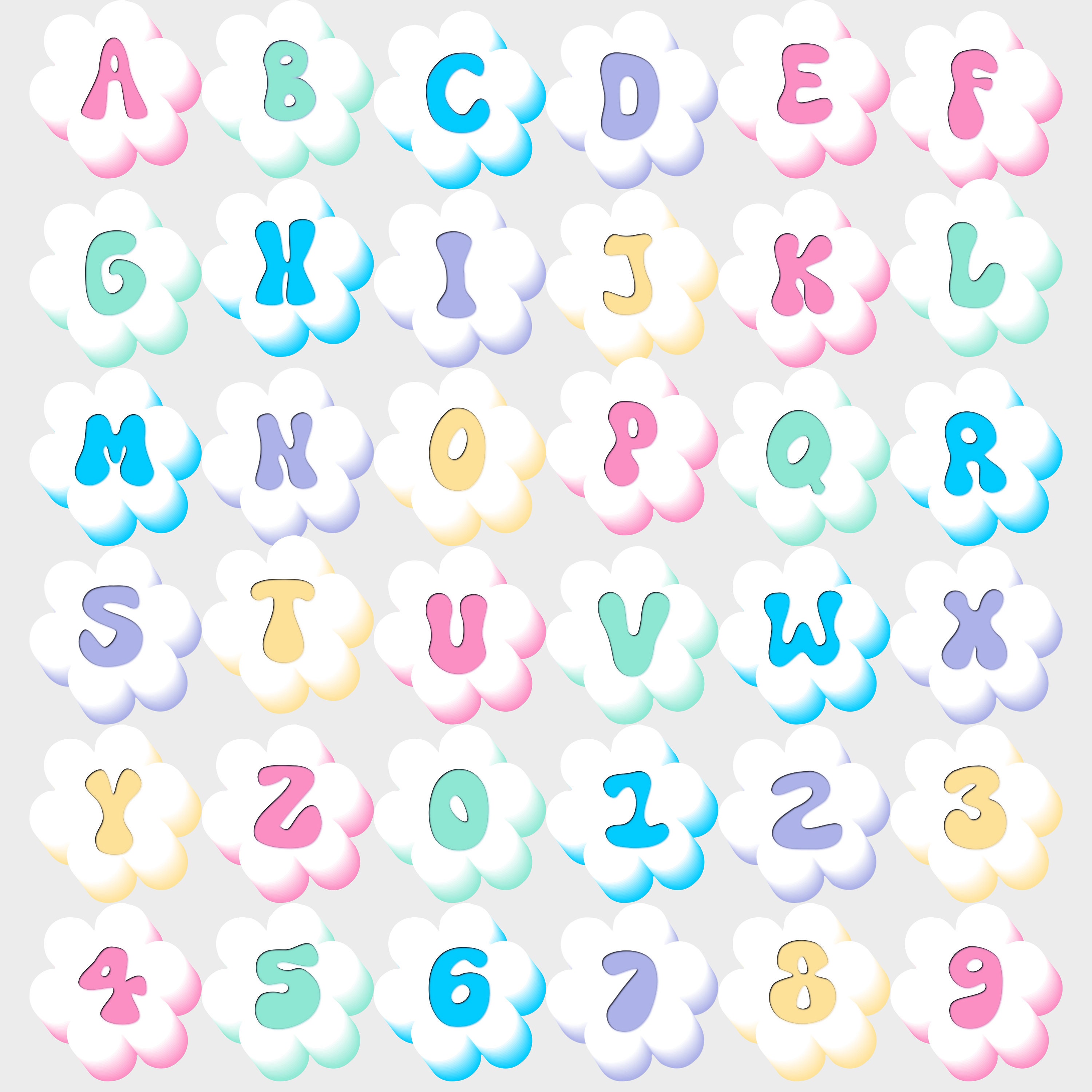 Friendship Bracelet SVG PNG Bundle, Alphabet Letter Beads, Digital ...