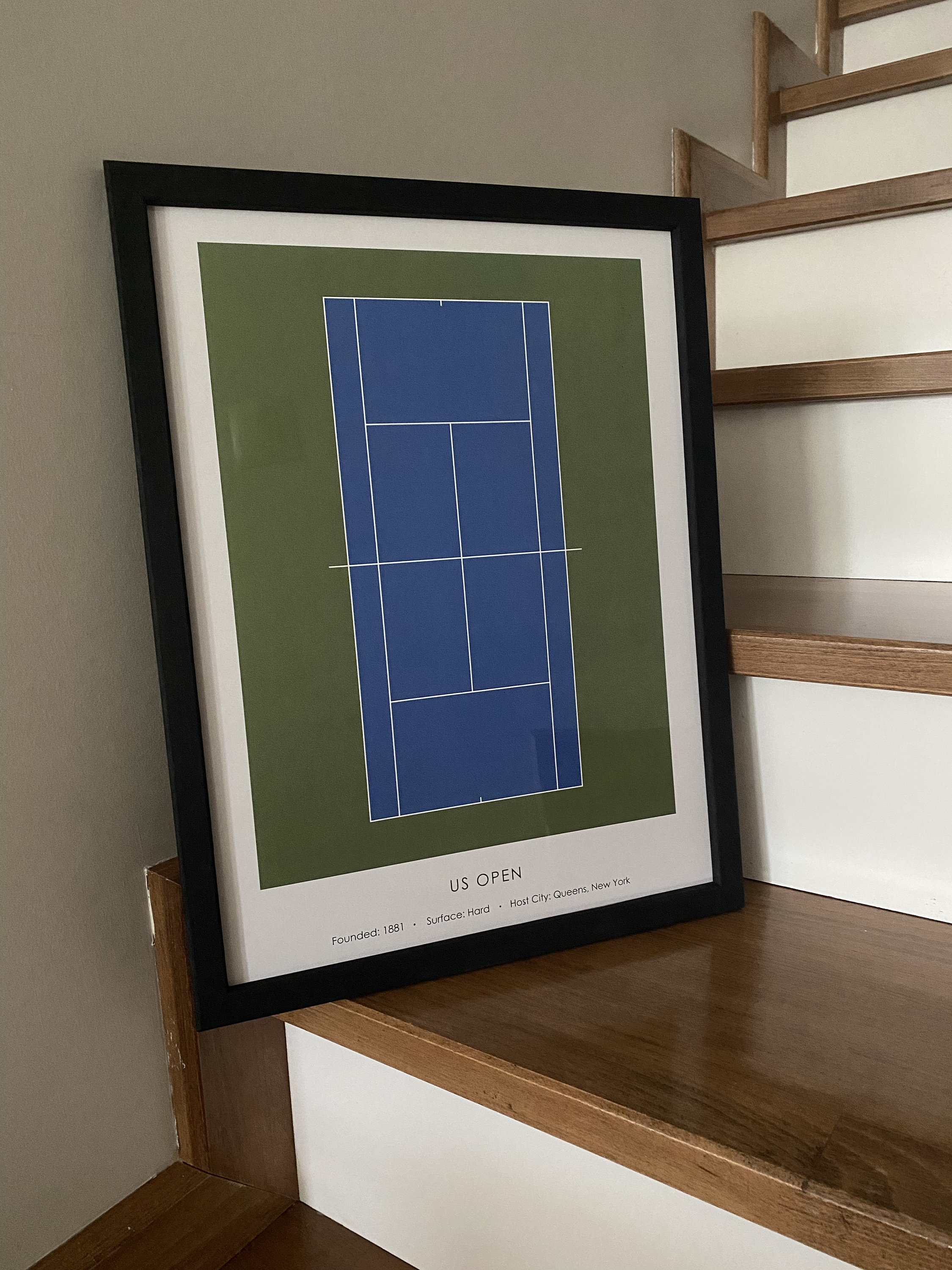 US Open Tennis Poster, Grand Slam Tennis Poster, US Open Digital Print ...