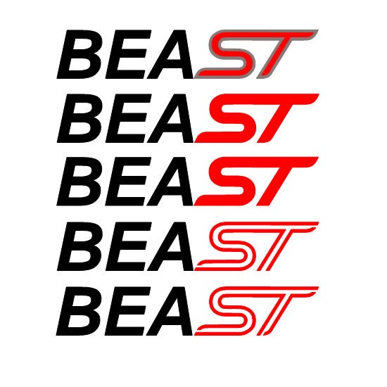 FORD ST DIGITAL Logos for Vinyl Cutter in .svg .dxf .png .pdf Formats ...