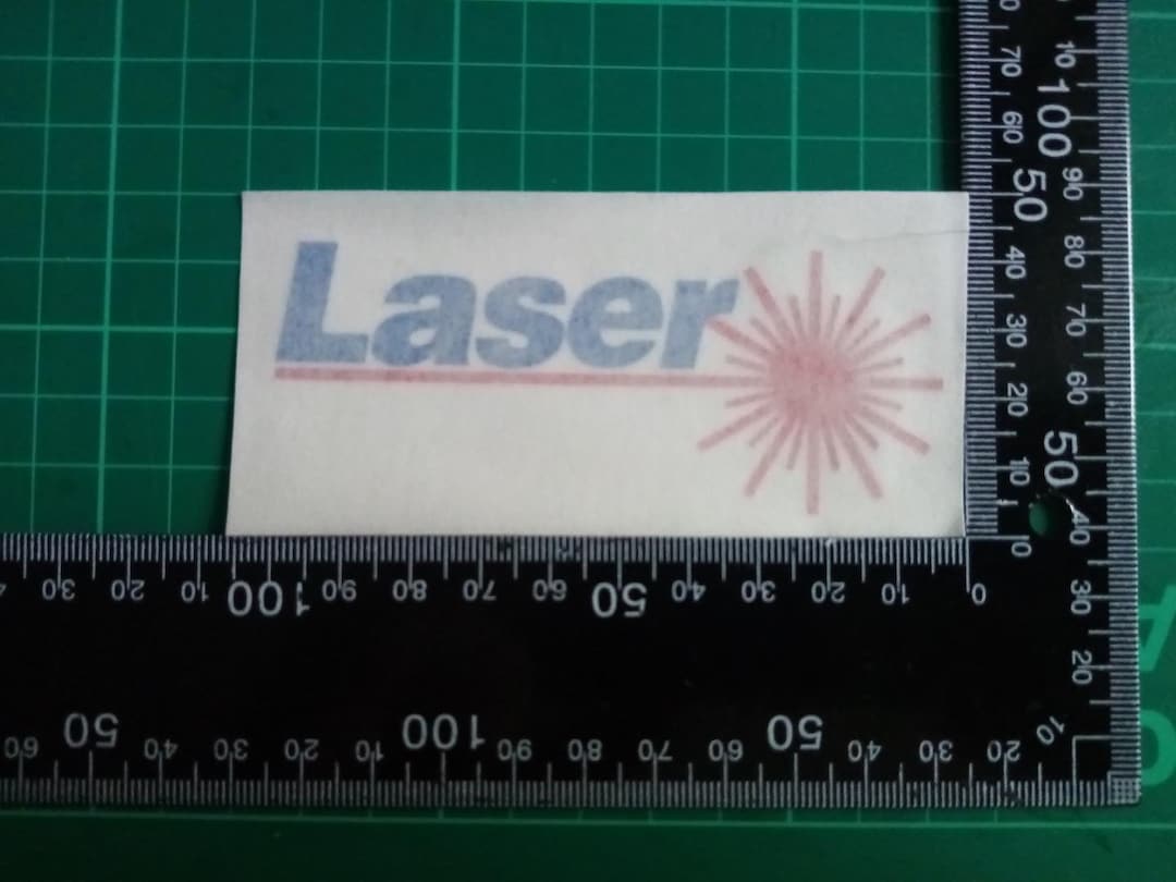 2 X RC Laser Yacht Logo Decals With Optional Sail Numbers for the Deck ...