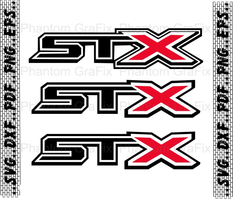 FORD ST X EXCLUSIVE Simplified Logo Optimised for Vinyl Cutters .svg ...