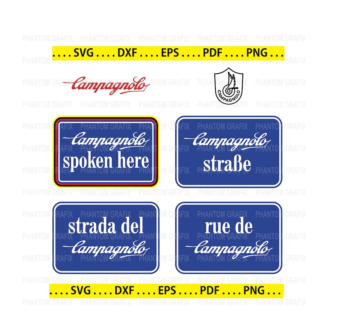 CAMPAGNOLO SVG Logos With EXCLUSIVE Designs Plus .dxf .png .eps & .pdf ...