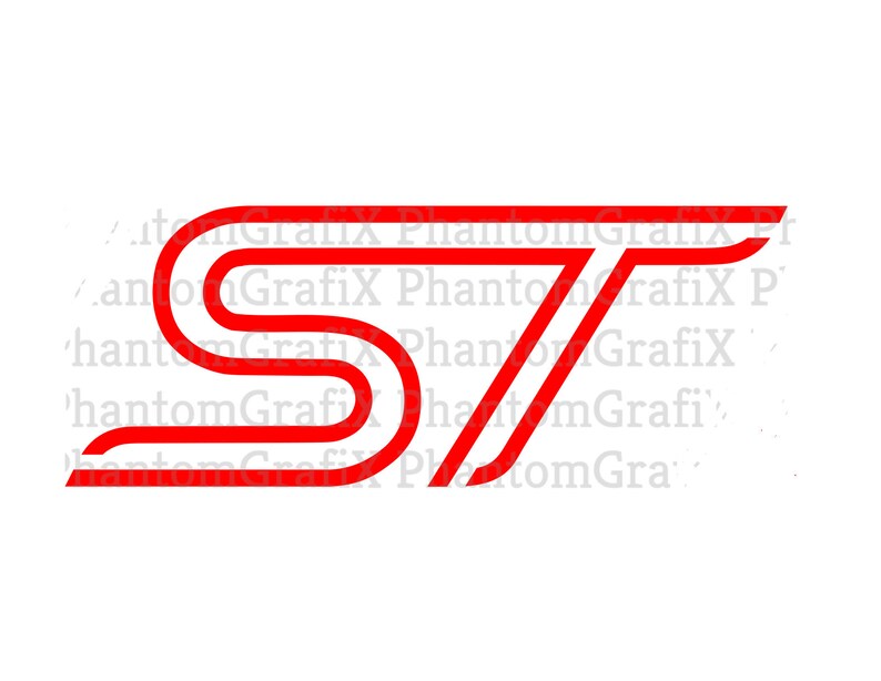 2 X FORD ST Pinstripe Logos .svg .dxf .pdf & .png Files - Etsy