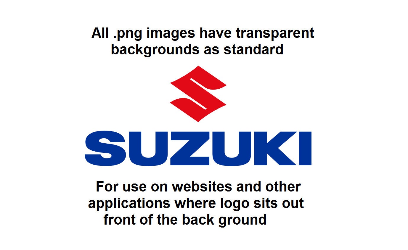 2 X Main SUZUKI Logos .svg .dxf .png .pdf Formats for Vinyl Cutters ...