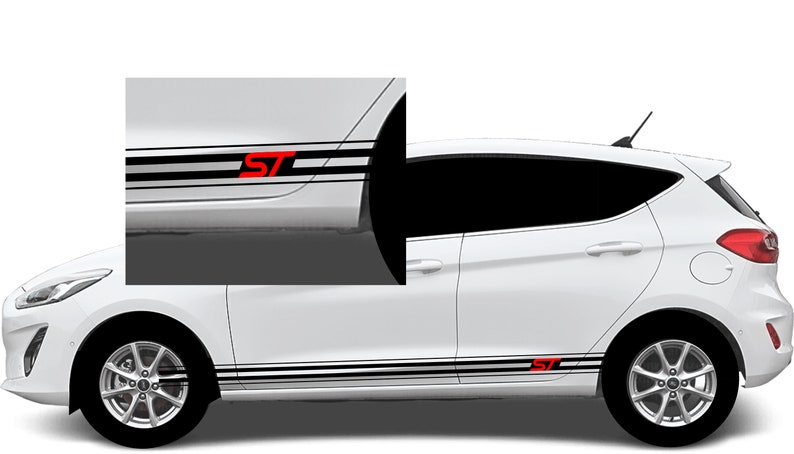FORD ST SVG Rocker Decal 8 Design Bundle 1 .svg .pdf .png .dxf & Eps ...