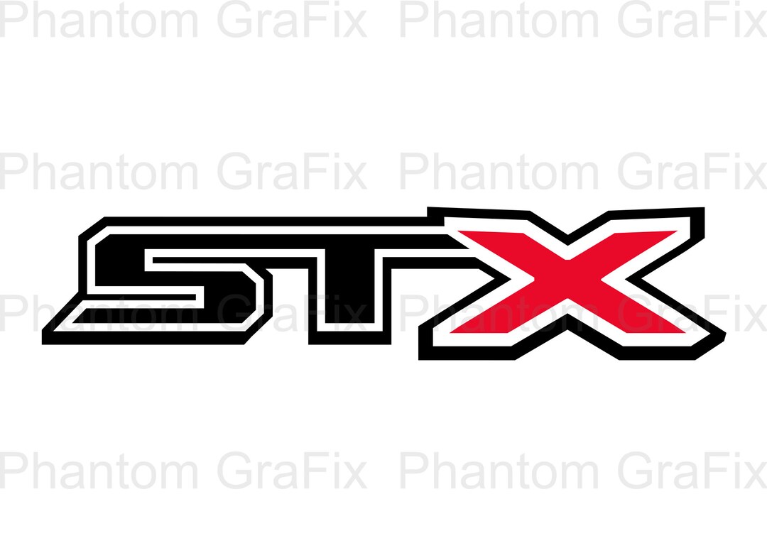 Buy FORD ST X EXCLUSIVE Simplified Logo Optimised for Vinyl Cutters ...