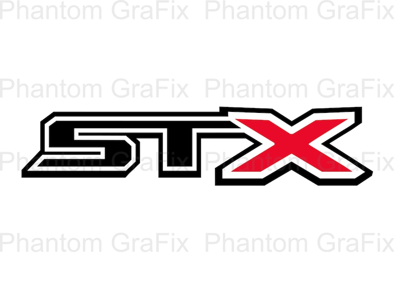 FORD ST X EXCLUSIVE Simplified Logo Optimised for Vinyl Cutters .svg ...
