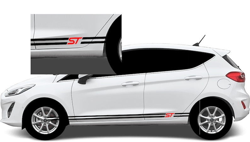 FORD ST SVG Rocker Decal 8 Design Bundle 1 .svg .pdf .png .dxf & Eps ...