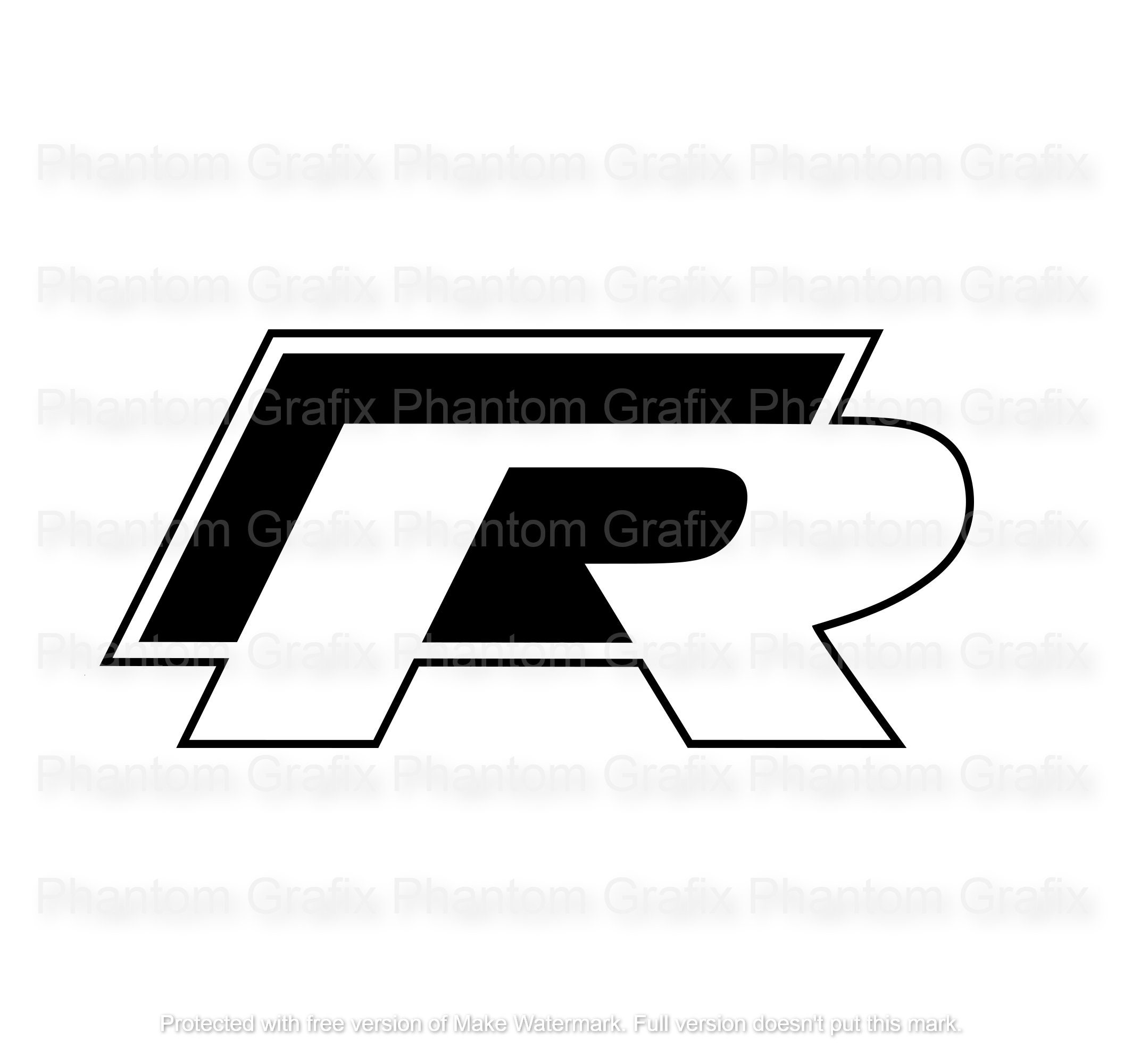 VW R logo Bundle 2 .svg .pdf .png & .dxf digitale Vektor-Dateien für ...