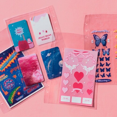 Photocard A5 Inserts 6 Ring Deco Binder Refill - Etsy