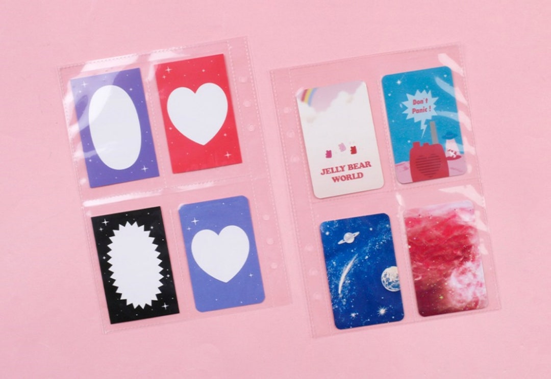 Photocard A5 Inserts 6 Ring Deco Binder Refill - Etsy