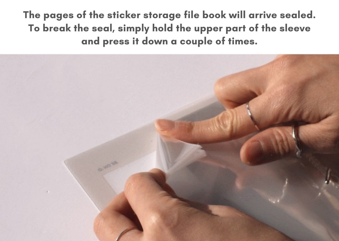 Deco Sticker Storage File Book Comfort Sticker Album 2 | Etsy