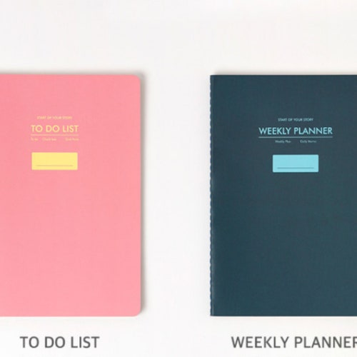 Daily To Do List Notebook Etsy