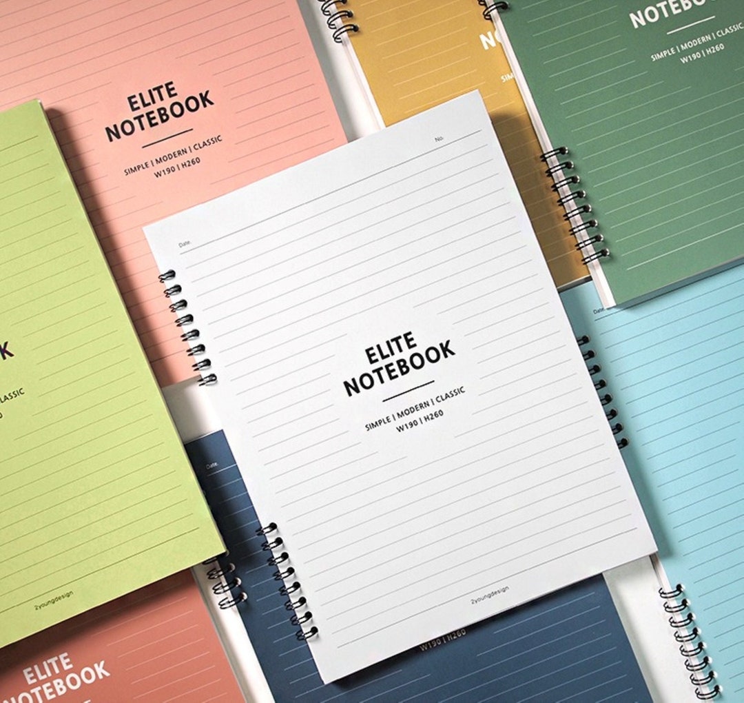 Double Spring Lined Note Book Colorful Note Book for Back to School ...