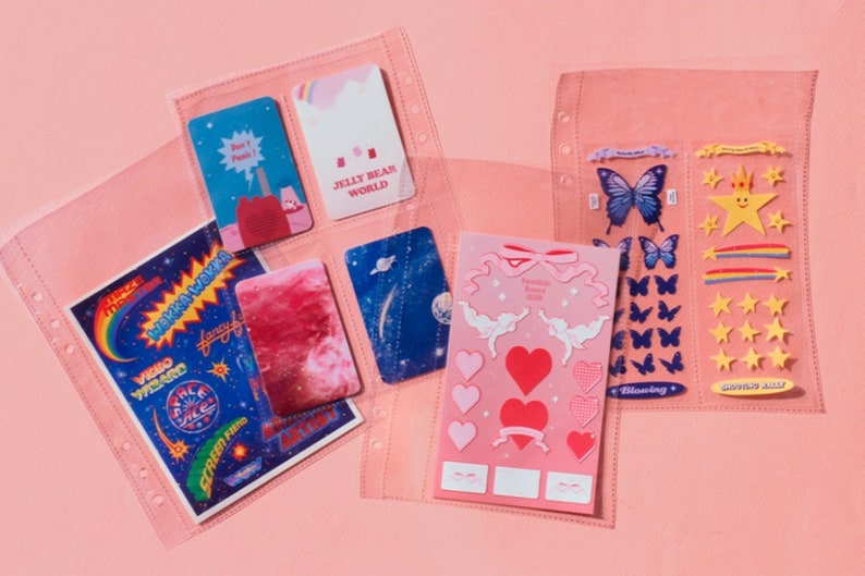 Photocard A5 Inserts 6 Ring Deco Binder Refill - Etsy