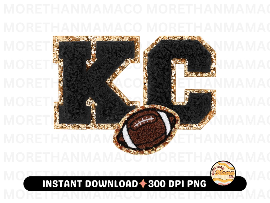 PNG Kansas City FAUX Chenille Patch Design KCMO Vegas Bound Chiefs ...