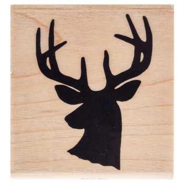 Deer Rubber Stamp - Etsy