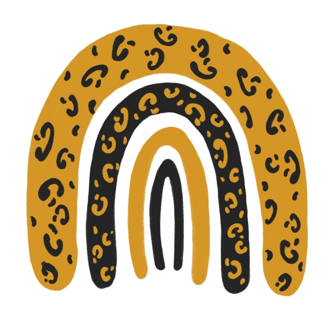 Rainbow SVG Bundle Instant Download Printable Boho Leopard - Etsy Canada