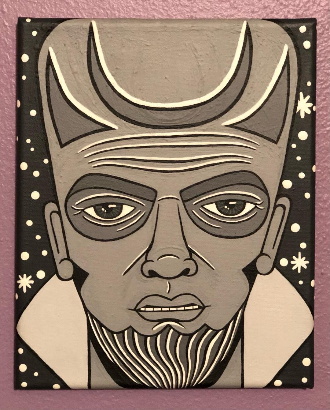 The Twilight Zone "to Serve Man" Kanamit (pop Art Acrylic on Canvas) - Etsy