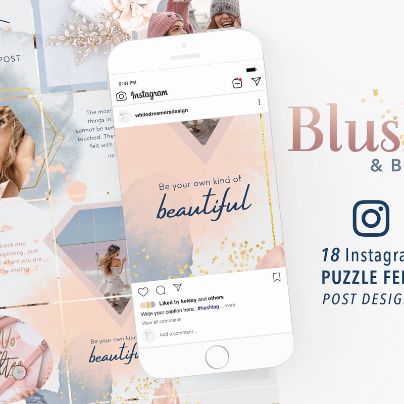 Canva Instagram Puzzle - Etsy