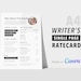 Writer's Single Page Rate Card Template, Editable in Canva, Price List ...