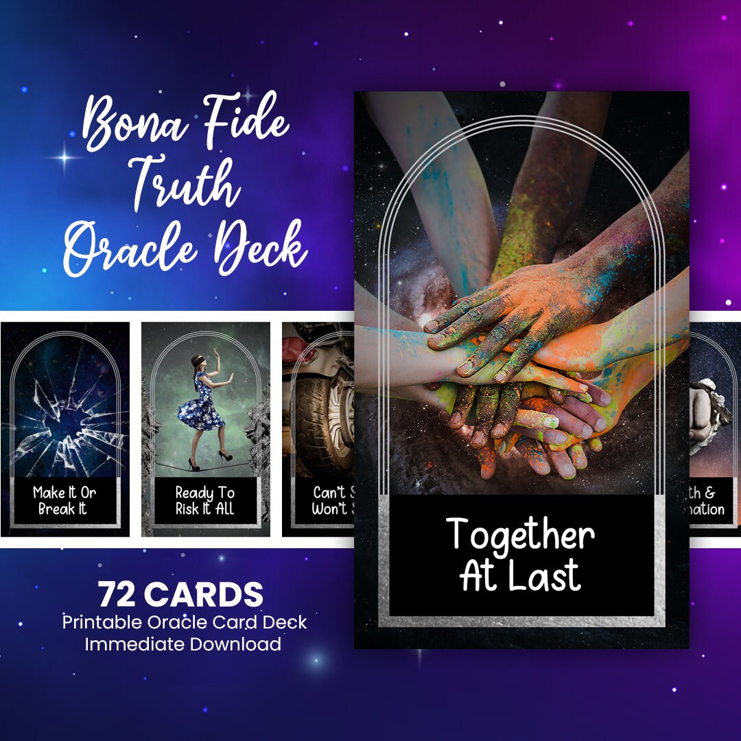 Bona Fide Truth Oracle Deck - Electronic Printable Only! - Etsy