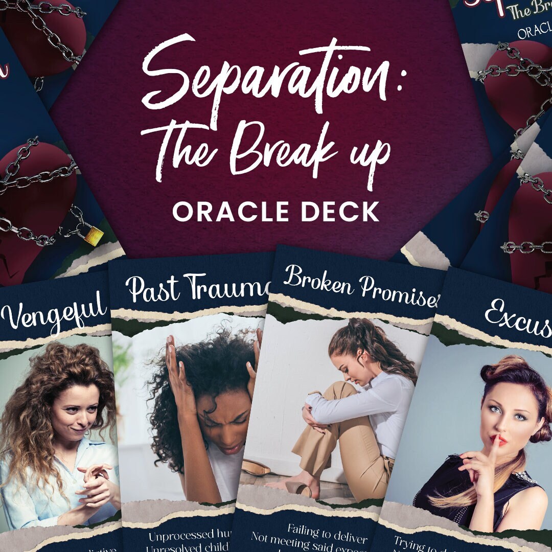 SEPARATION the Break up Oracle Deck Electronic Printable Only - Etsy