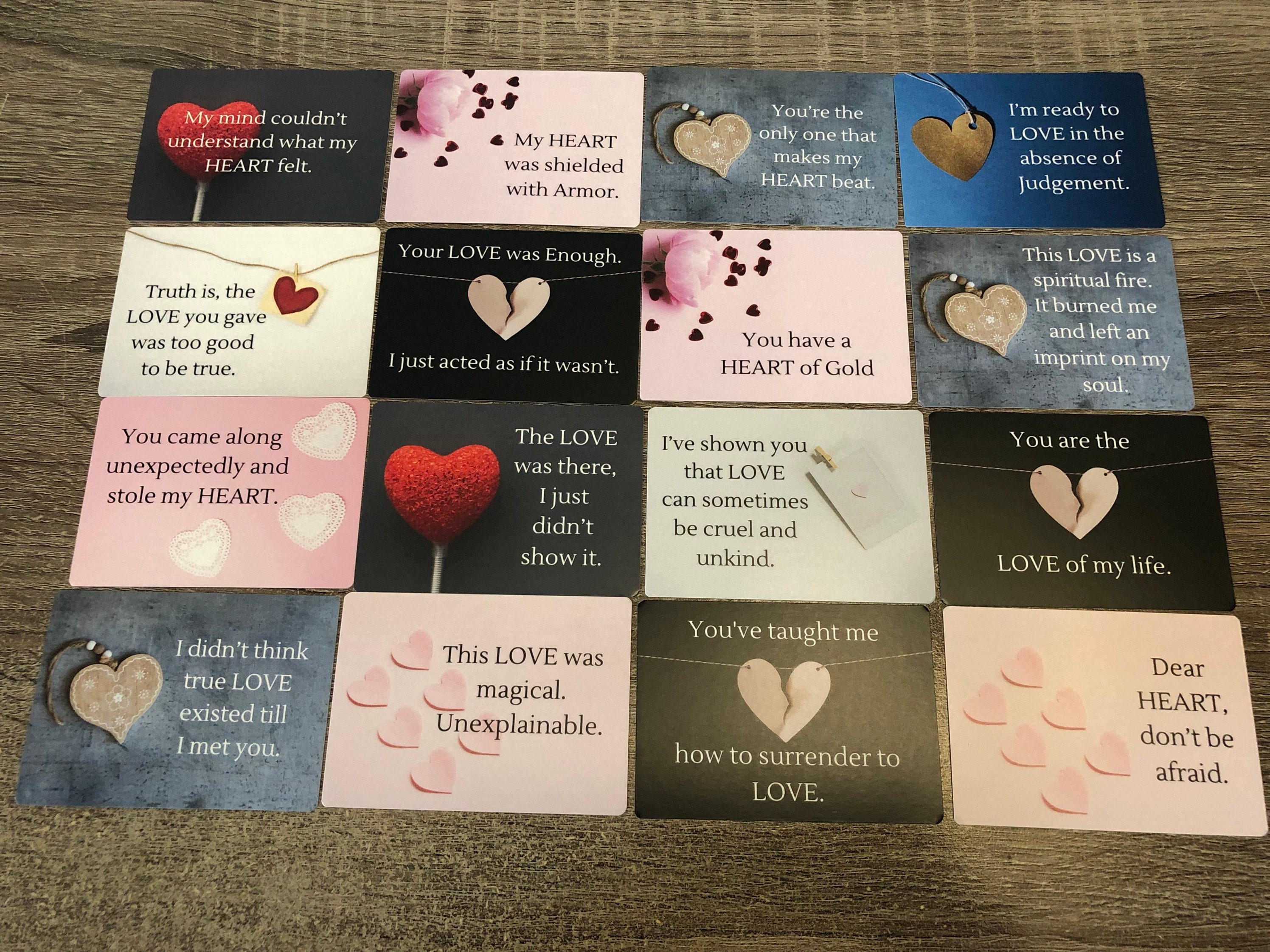 Hearts of Love Oracle Deck - Etsy Canada