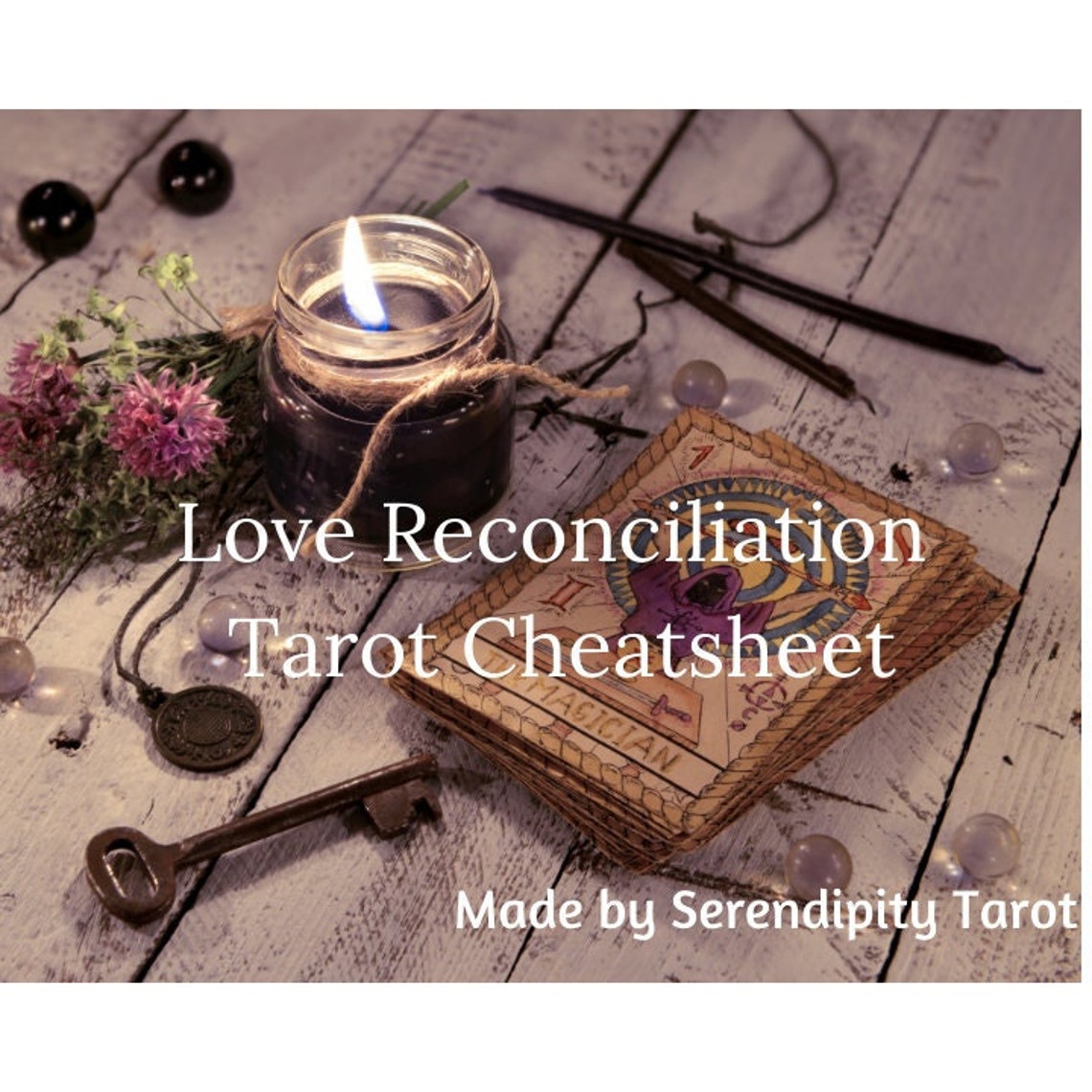 Love Reconciliation Tarot Cheat Sheet - Etsy