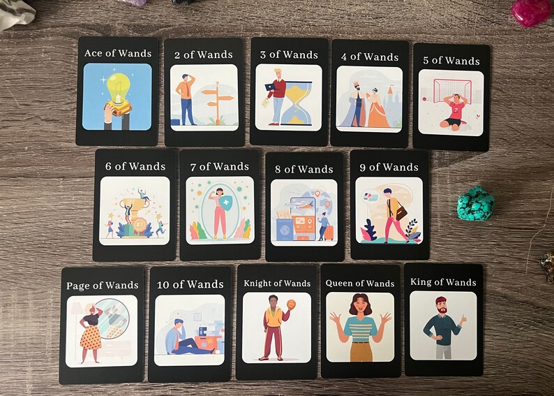 THE CARTOON TAROT Deck Cards | Etsy New Zealand