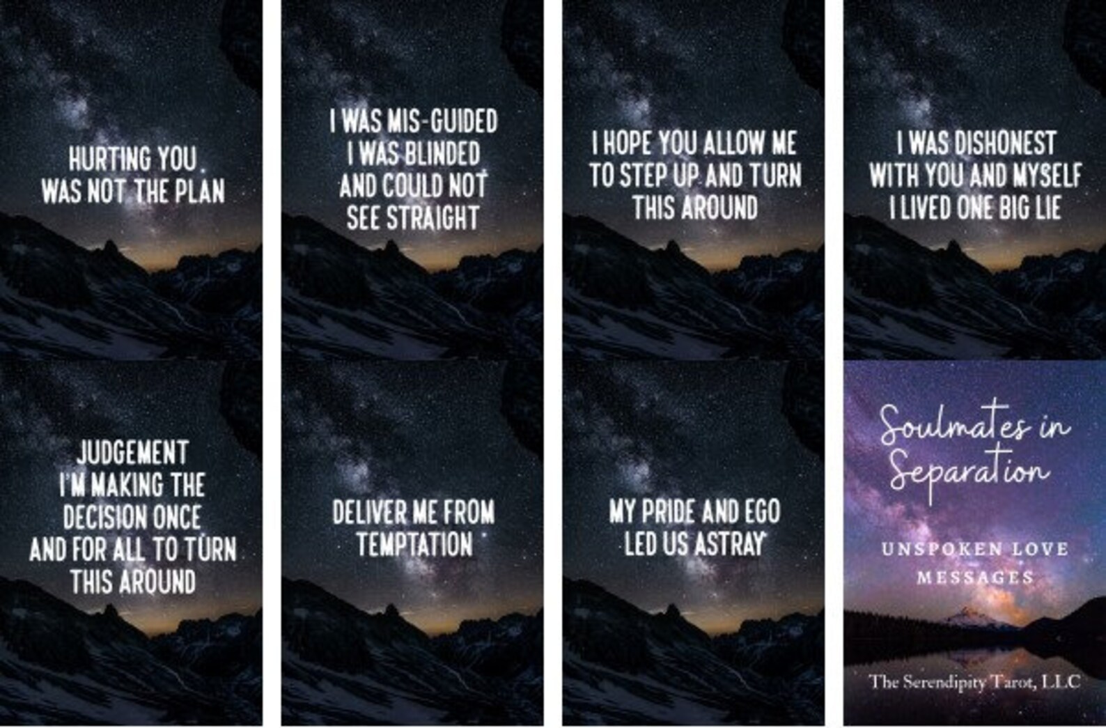 SOULMATES Unspoken Love Messages Oracle Card Deck - Etsy