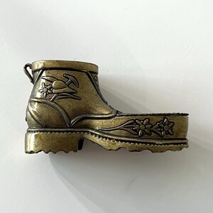 Vintage Brass Boot - Etsy